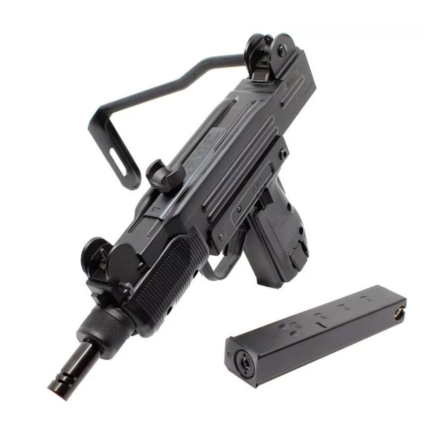 Submetralhadora CO2 Mini Uzi KWC 4.5 Full Metal Blow Back