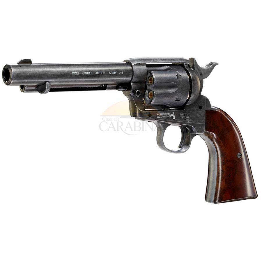 Revolver CO2 COLT Peacemaker SAA FULL METAL 4.5 - Casa da Carabina