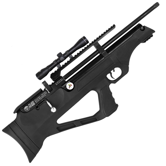 Carabina Pcp Hatsan Flashpup Synthetic 5 5 Luneta Casa Da Carabina