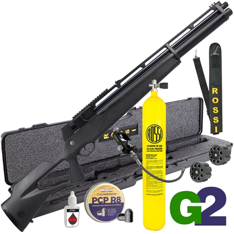 Carabina PCP R8 Black 5.5 na Casa da Carabina