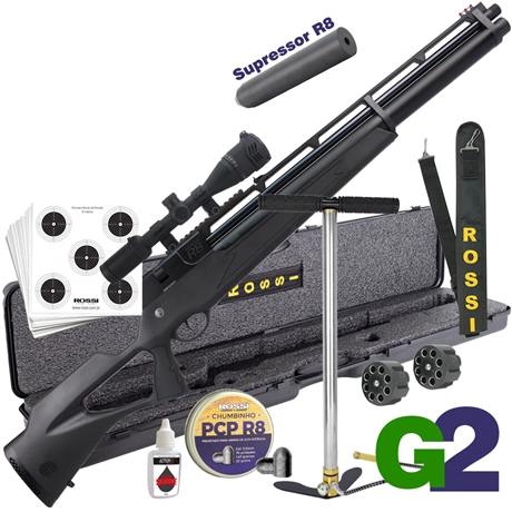 Carabina PCP R8 Black 5.5 na Casa da Carabina