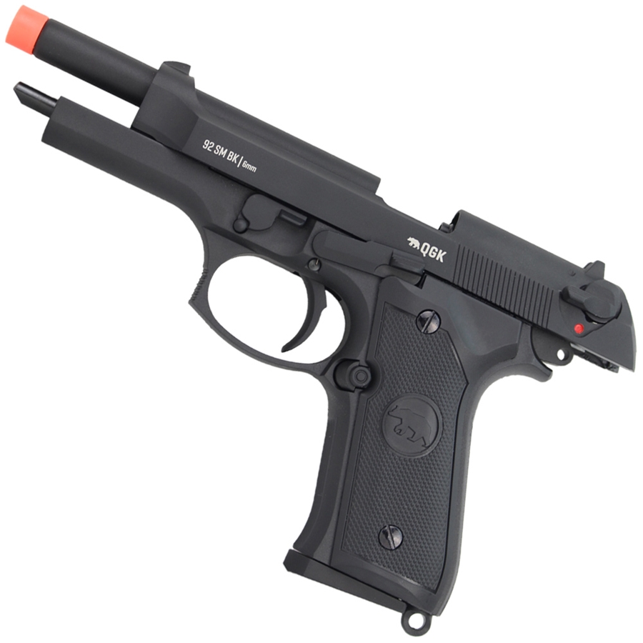 Pistola Airsoft M92 GBB Slide Metal Blow Back 6mm QGK