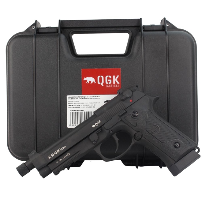 Pistola CO2 Beretta M9 A3 Full Metal Blow Back 4.5 + 05 CO2 e Esferas