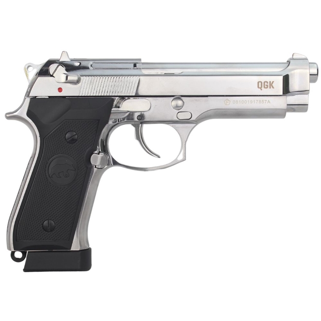 Pistola CO2 Beretta M92 Cromada Full Metal Blow Back 4.5mm