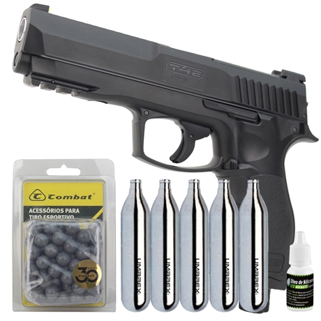 Pistola CO2 HDP .50 Umarex + 05 CO2 + 100 Esferas - Casa da Carabina
