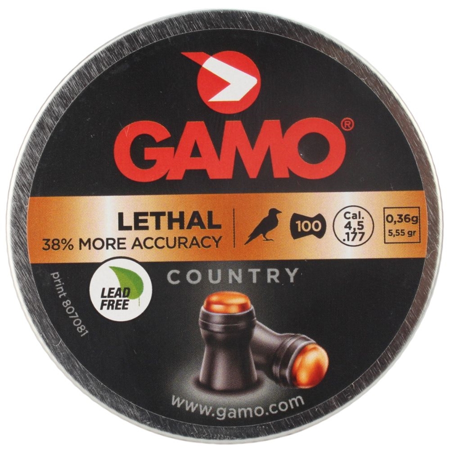 Chumbinho Gamo LETHAL 4,5mm - 100 Unidades