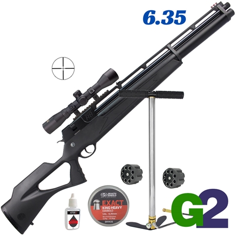 Carabina PCP R8 Black 6.35mm com o Melhor Preço do Brasil na Casa da ...