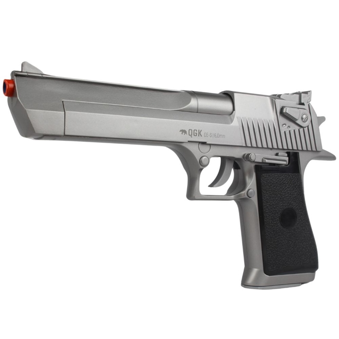 Pistola Airsoft Spring Desert Eagle Silver 6mm - QGK