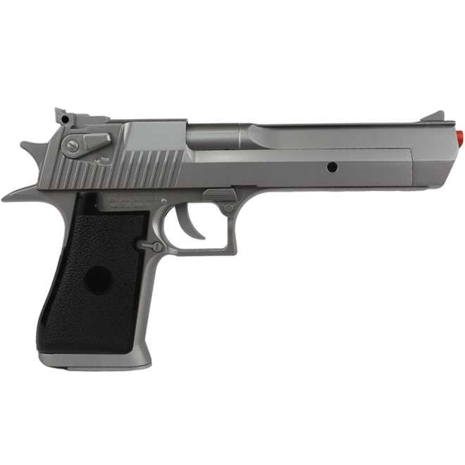 Pistola Airsoft Spring Desert Eagle Silver 6mm - QGK