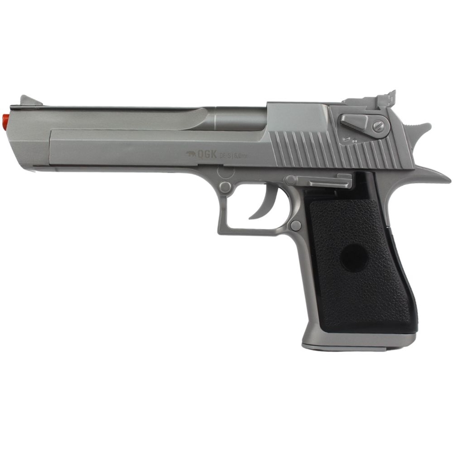 Pistola Airsoft Spring Desert Eagle Silver 6mm - QGK