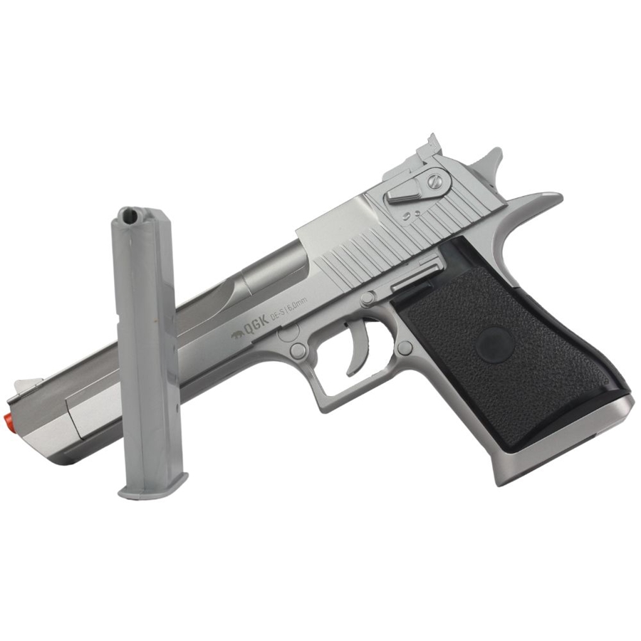 Pistola Airsoft Spring Desert Eagle Silver 6mm - QGK