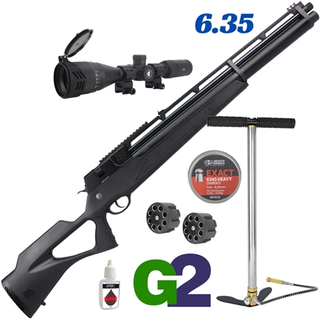 Carabina PCP Rossi R8 Black 6.35mm com o Melhor Preço do Brasil - Casa ...