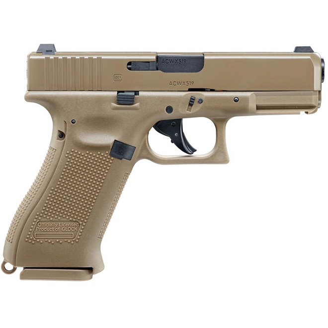 Pistola CO2 Glock G19X Slide Metal Blow Back 4.5 Umarex