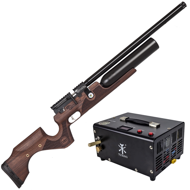 Carabina PCP 9mm Puncher Bighorn Kral Arms + Compressor de AR