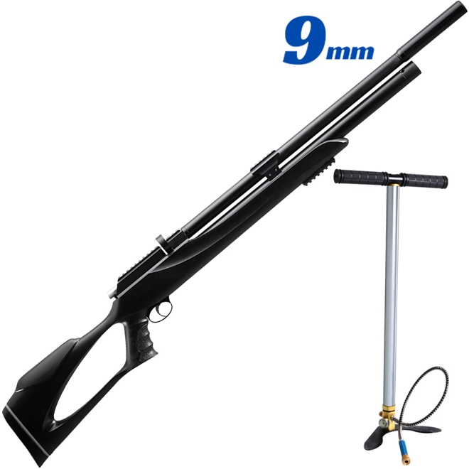 Carabina PCP M25 Thunder Black 9mm Artemis + Bomba PCP 300 BAR
