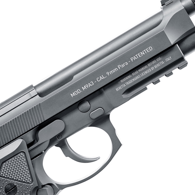 Pistola de Pressão CO2 Beretta M9A3 Full Metal Blow Back 4.5mm Umarex