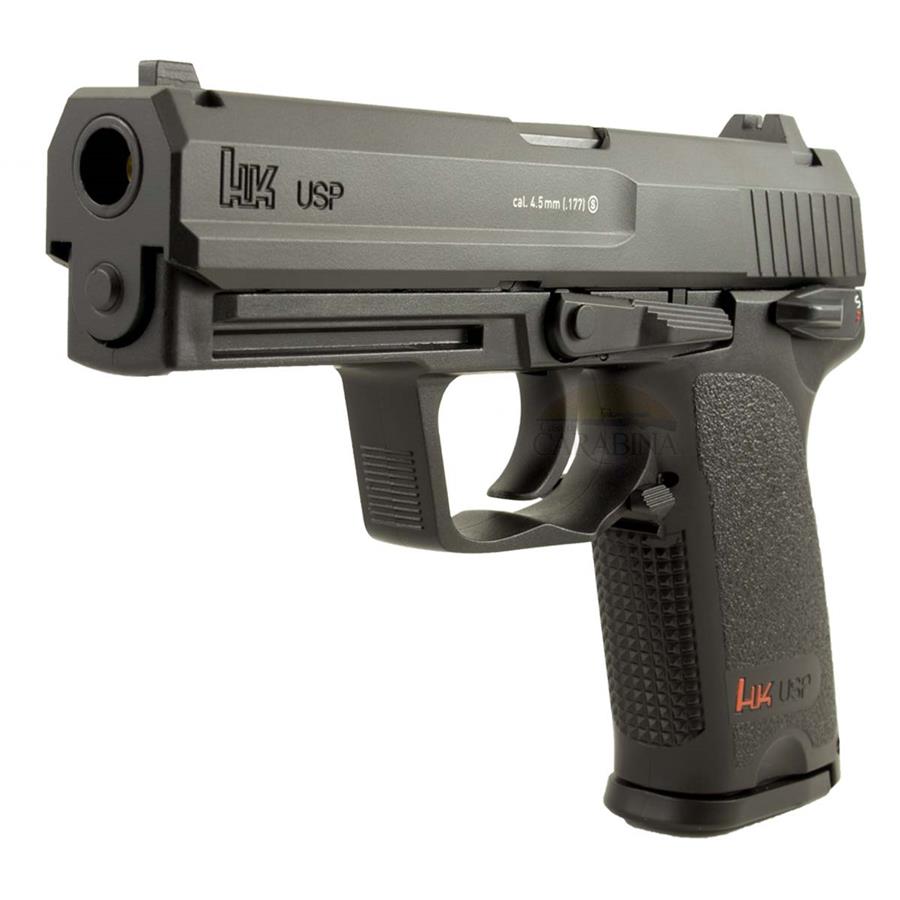 Pistola CO2 HK USP Semi-Automática 4.5 Slide Metal - Casa da Carabina