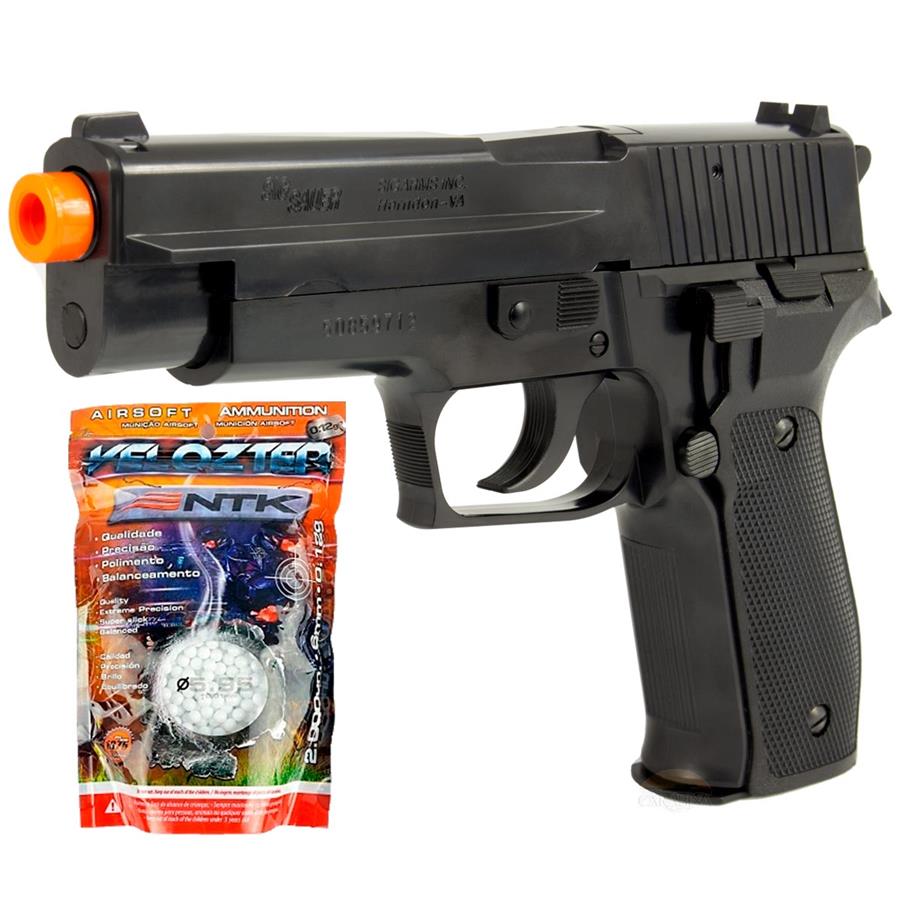 Pistola Airsoft Cybergun Sig Sauer P226 + 2000BBS Velozter