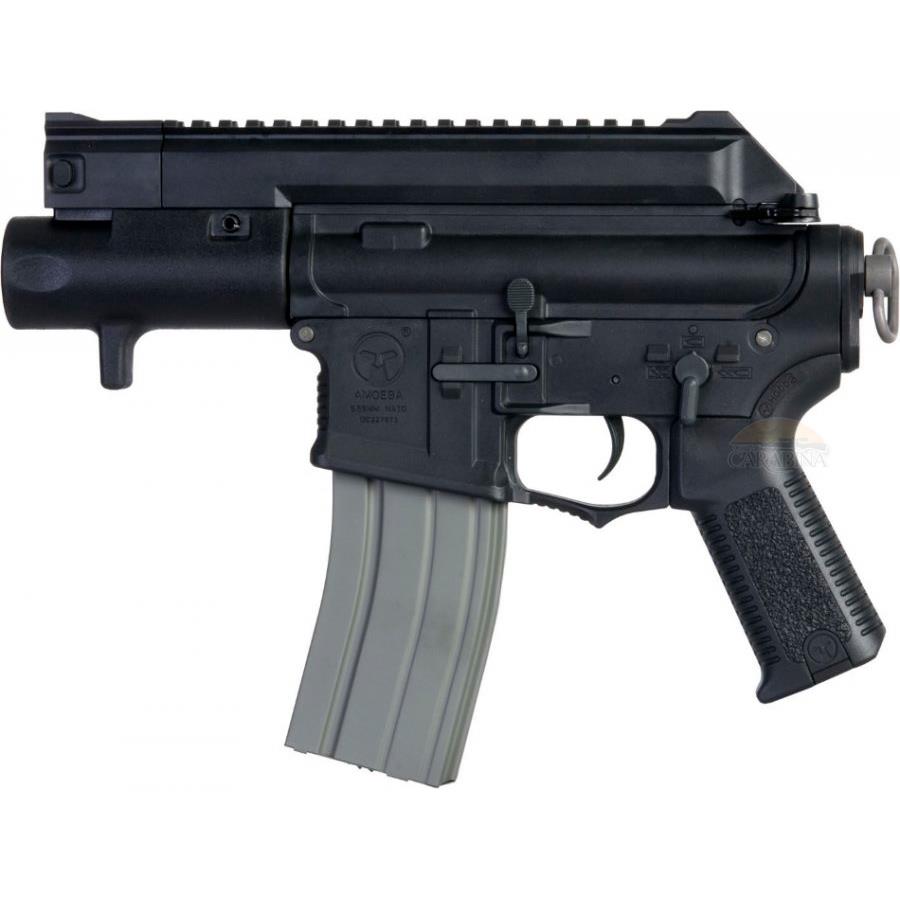Rifle Airsoft M4CCP Tatical Amoeba Pistol Gun Black (ARES).
