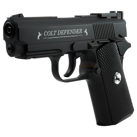 Pistola CO2 COLT Defender 4.5mm 16 Tiros - Semi-Automática