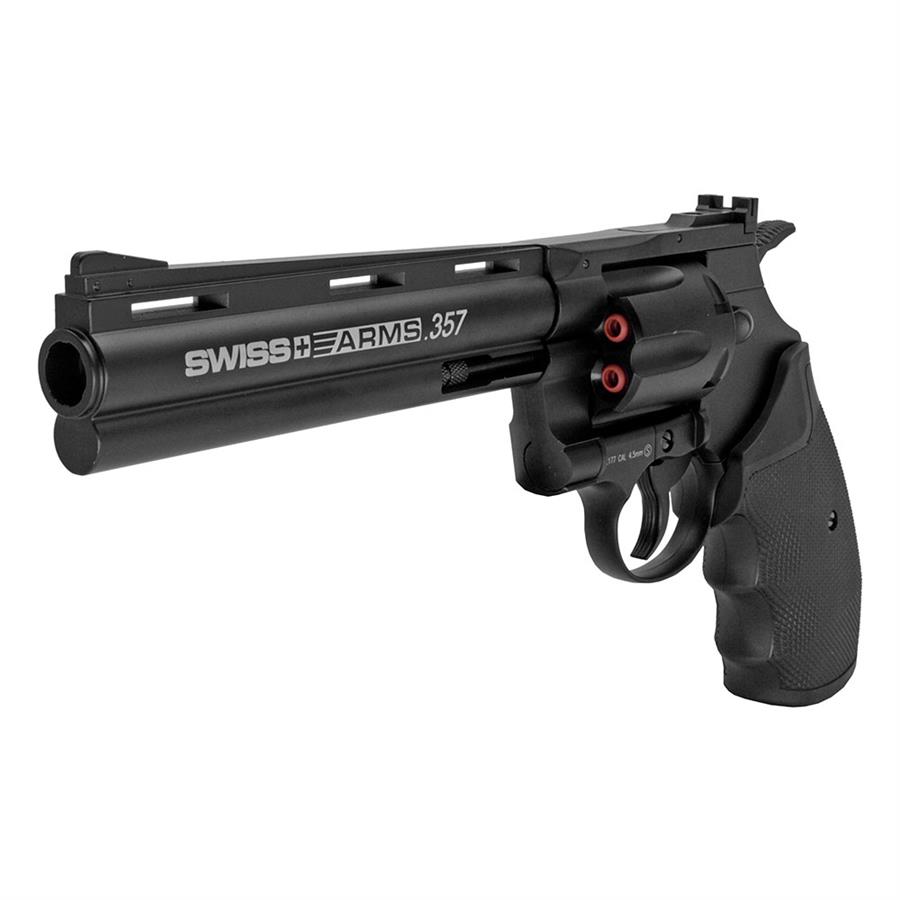 Revolver CO2 COLT 357 6" 4.5 Full Metal Swiss Arms - Casa da Carabina