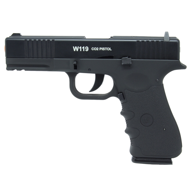 Pistola Airsoft CO2 Glock W119 Slide Metal 6mm - Casa da Carabina
