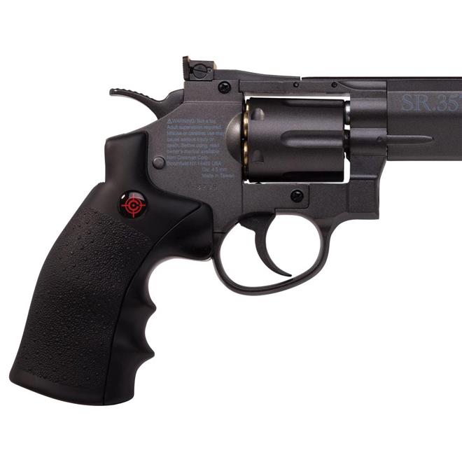 Revolver de Pressão a Gás CO2 SR357 Black 4.5 - Casa da Carabina